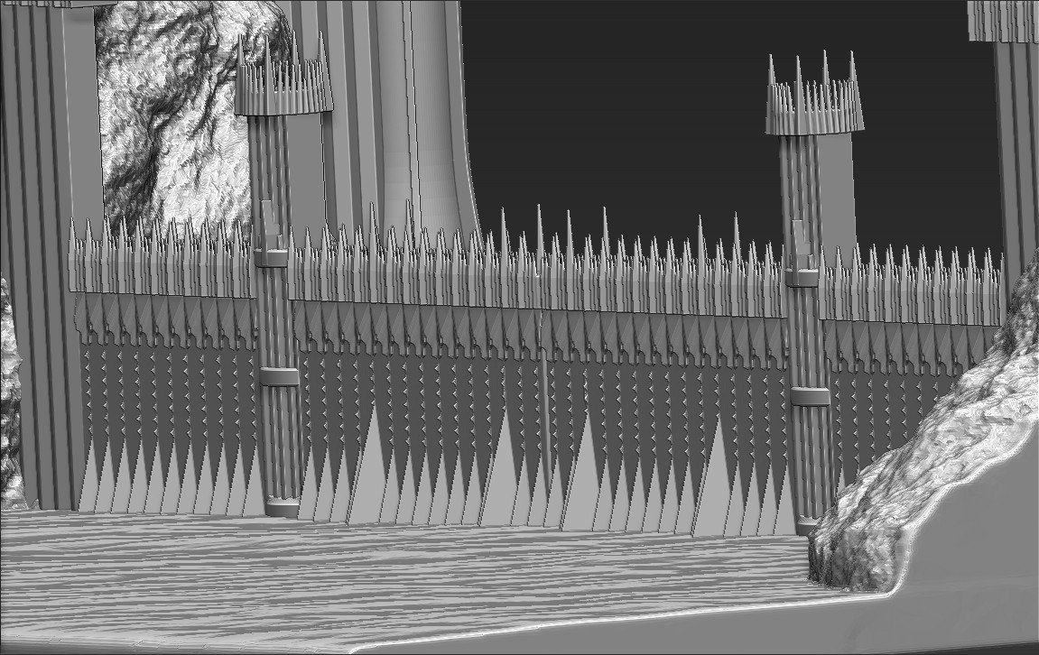 STL file The Black Gate of Mordor from The Lord of the Rings stl obj・3D ...