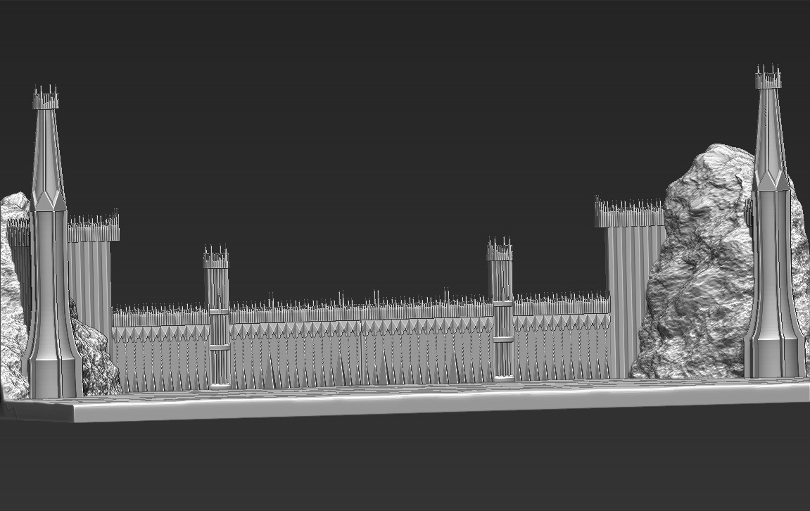 STL file The Black Gate of Mordor from The Lord of the Rings stl obj・3D ...