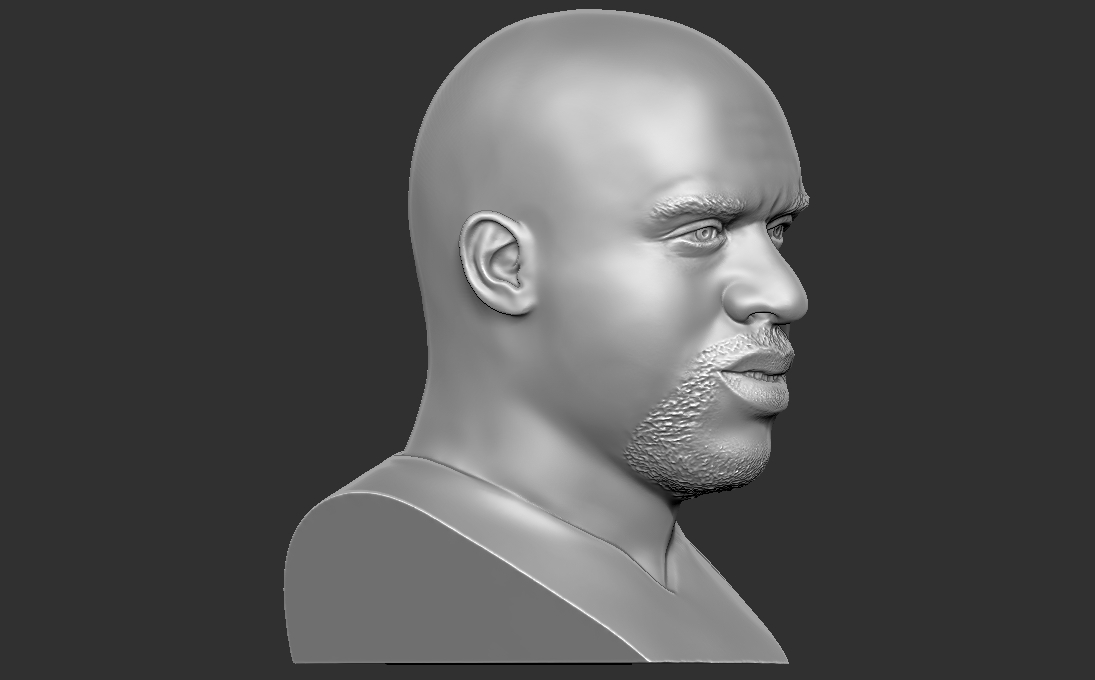 STL file Shaquille O'Neal bust for 3D printing 👤・3D printable model to ...