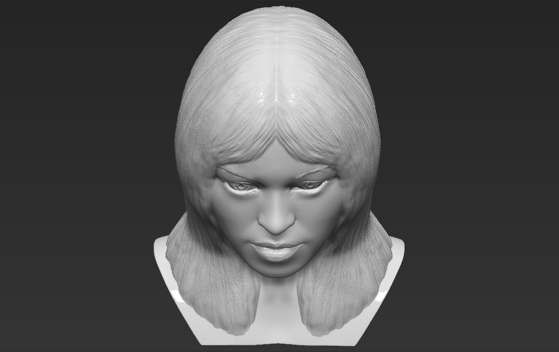 Download STL file Brigitte Bardot bust 3D printing ready stl obj ...