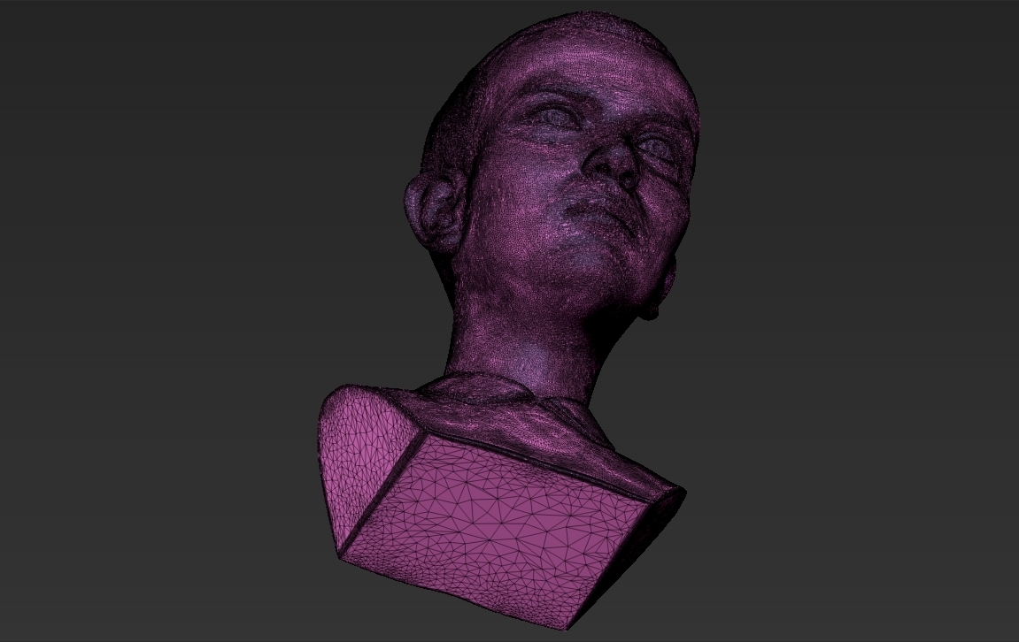3D file Eleven Stranger Things bust 3D printing ready stl obj formats 👤 ...