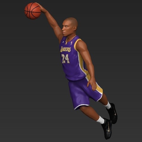 Download STL file Kobe Bryant ready for full color 3D printing ・ Cults