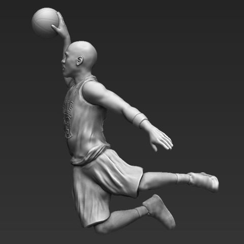 Download STL file Michael Jordan ready for full color 3D printing • 3D ...