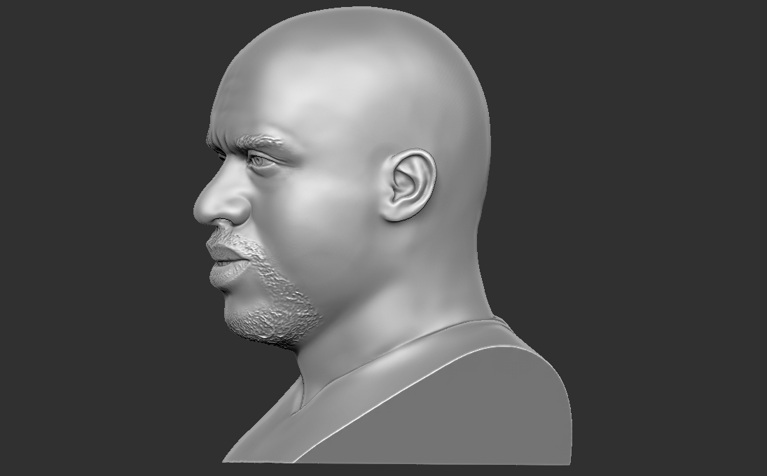 STL file Shaquille O'Neal bust for 3D printing 👤・3D printable model to ...