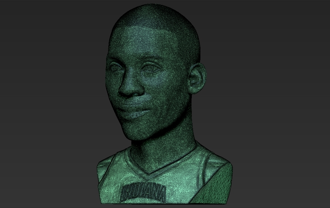 3D file Reggie Miller bust 3D printing ready stl obj formats 👤・Model to ...