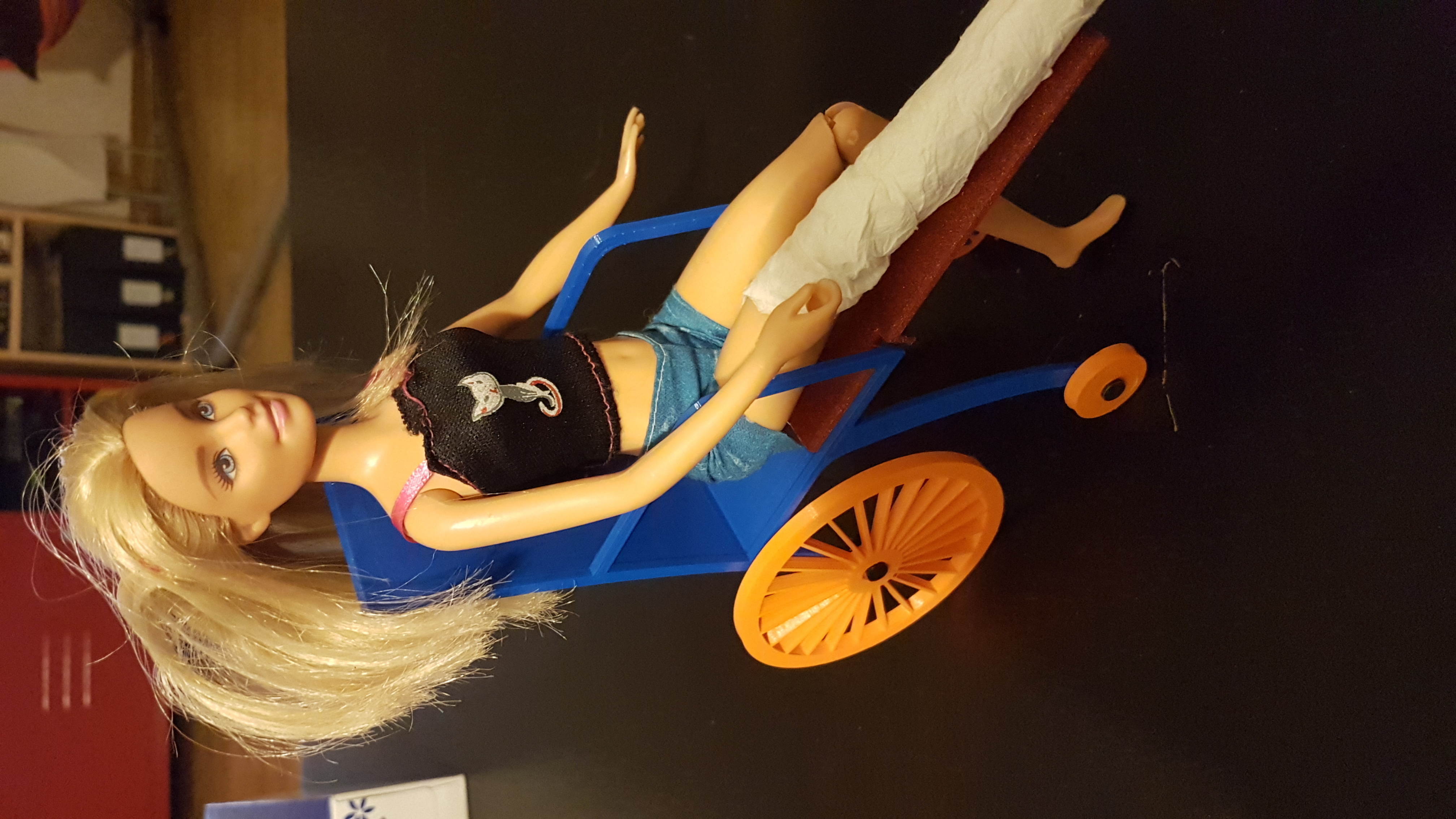 Free STL file Barbie wheelchair・3D printable model to download・Cults