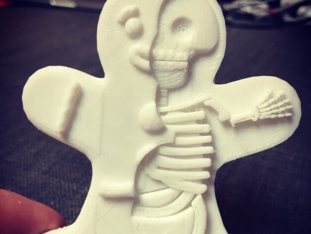 Free STL file Gingerbread Man Anatomy・3D printer model to download・Cults