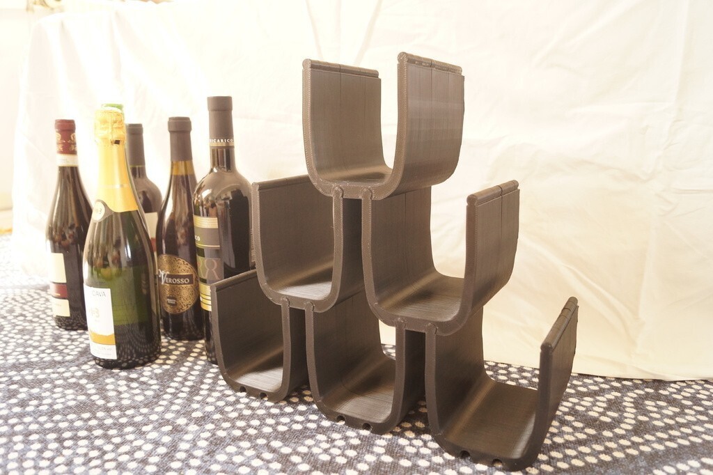 Download free STL file Modular wine rack • 3D print model ・ Cults