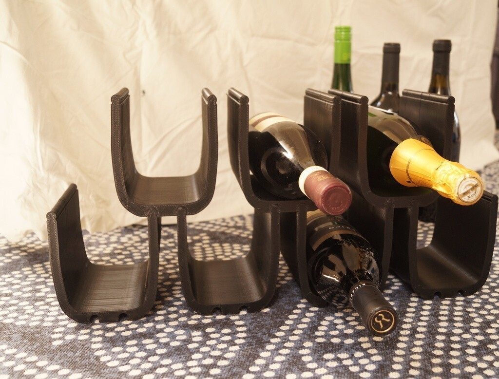 Download free STL file Modular wine rack • 3D print model ・ Cults