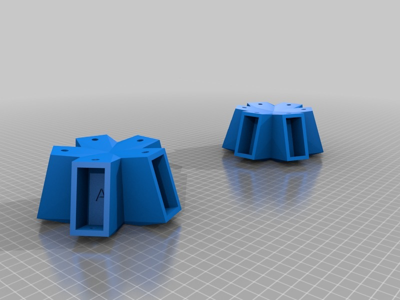 Free 3D file Dome Connectors 1x2 Lumber・3D printing model to download・Cults