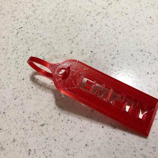 Download STL file Empty and FULL tags • 3D printable design ・ Cults