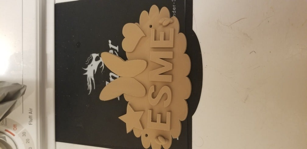 Free STL file Door Name Plate V2・3D printer model to download・Cults