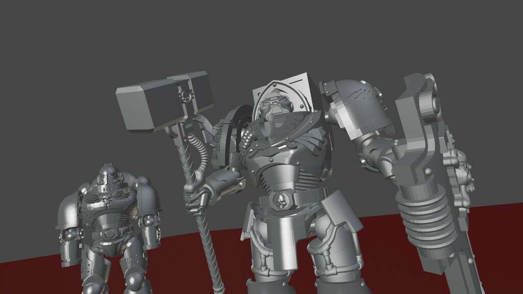 Free STL file SCAF - Space Chad Exterminator Edition 🛰・3D printer ...