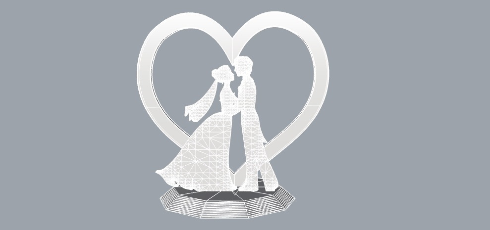 Free STL file wedding souvenirs・3D print design to download・Cults