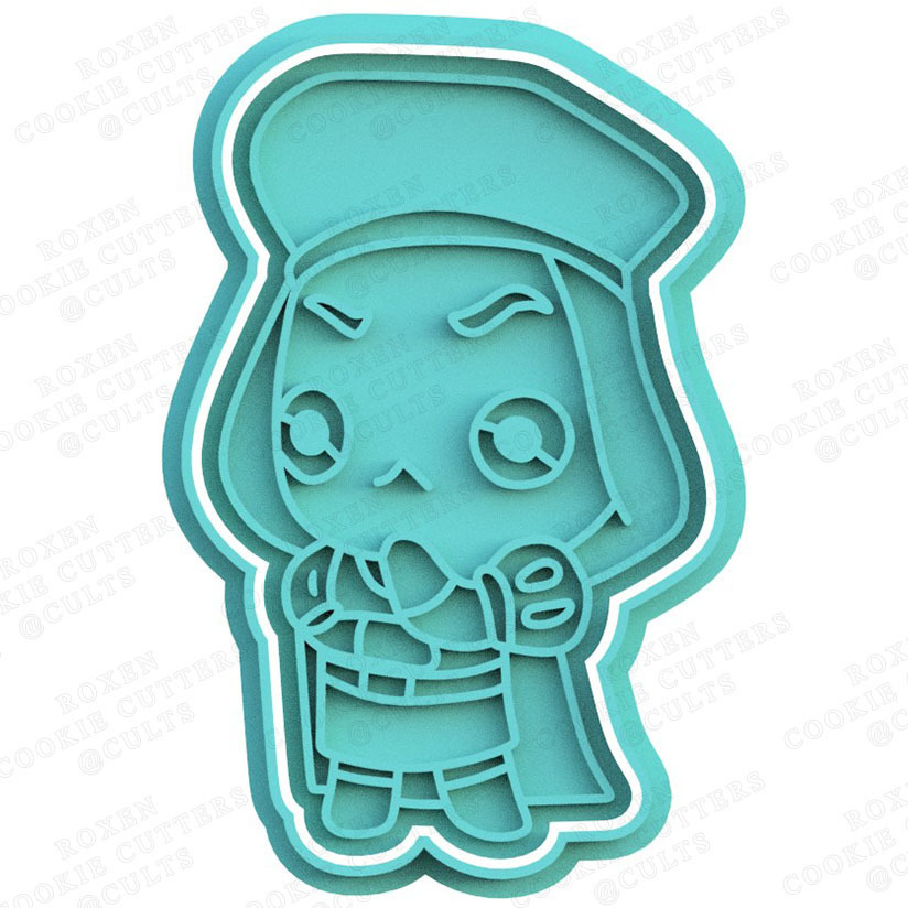 3D file Cute shrek cookie cutter set of 7 🍪・3D printer model to ...