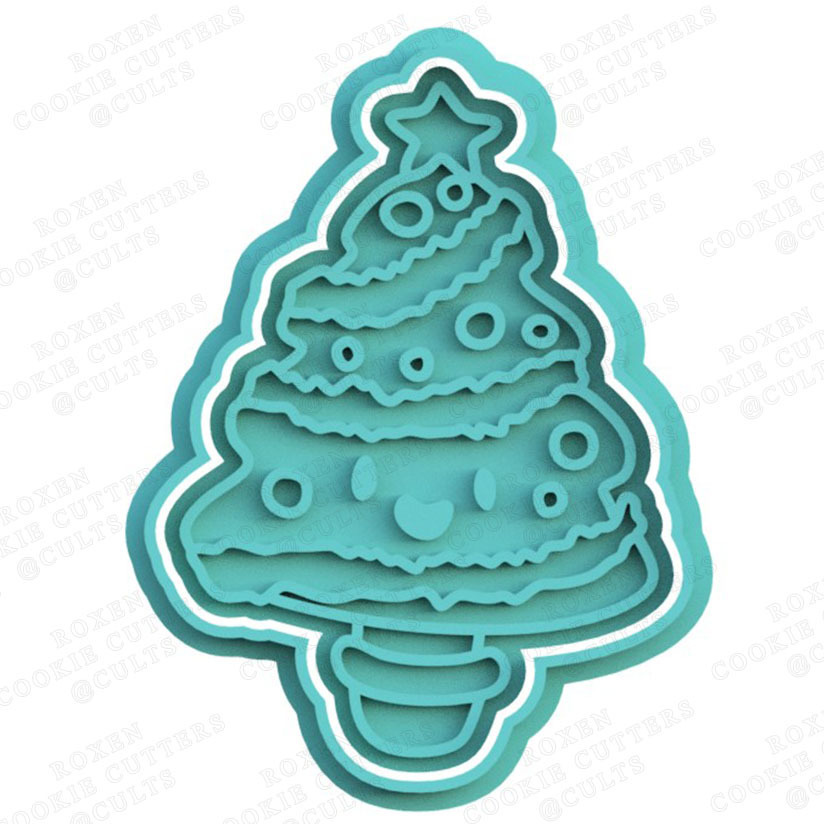 3D file Cute Christmas Characters Cookie Cutter Set of 6・3D printer ...