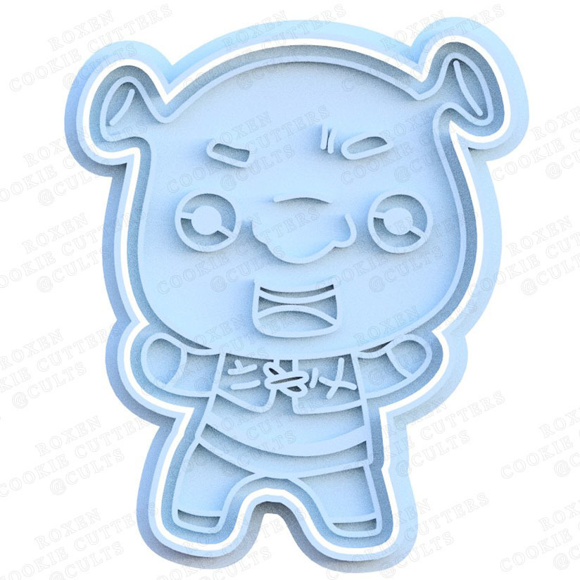 3D file Cute shrek cookie cutter set of 7 🍪・3D printer model to ...