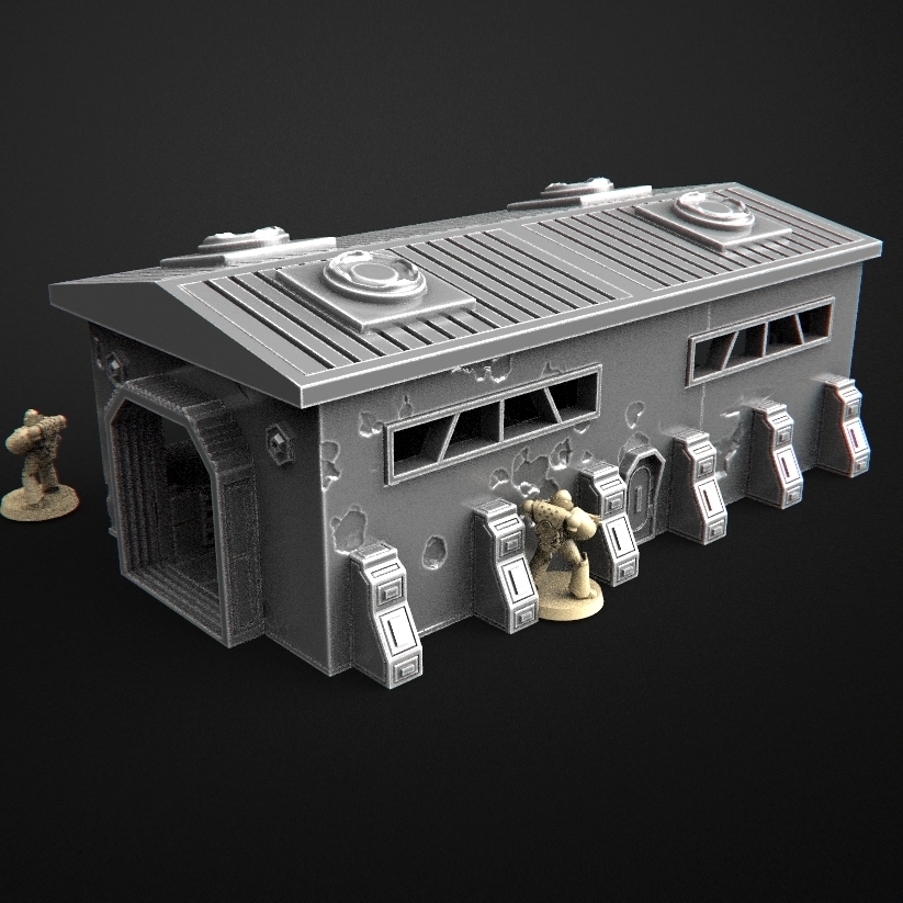 Download STL file Suburb cyberpunk set - Building • 3D print design ・ Cults