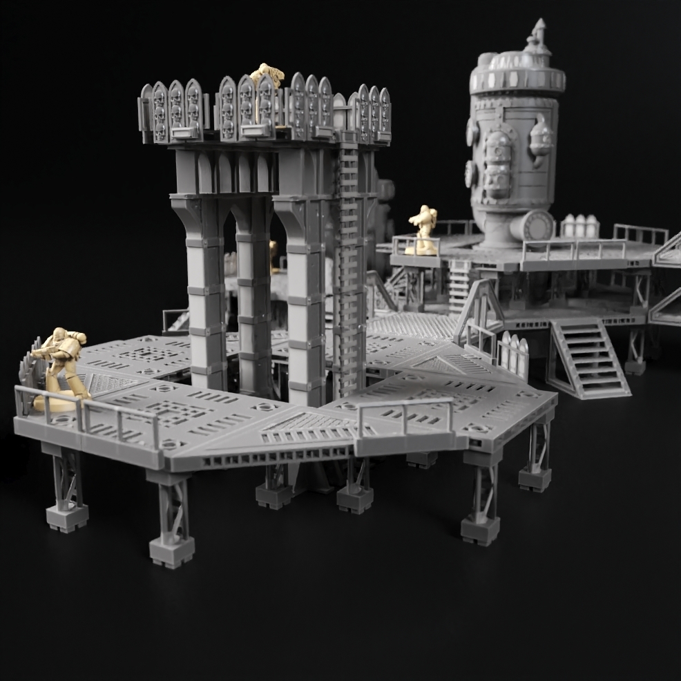 OBJ file Necromunda terrain compatible with OpenLOCK・3D print model to ...