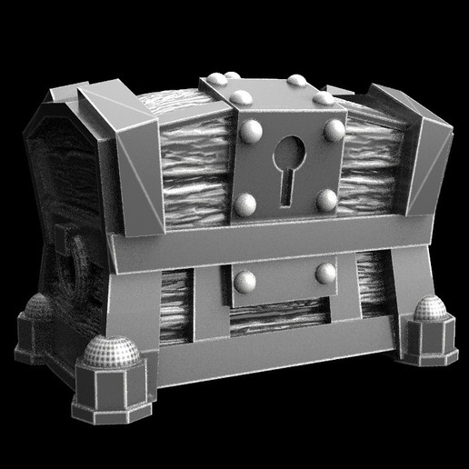 Download free 3D model treasure chest ・ Cults