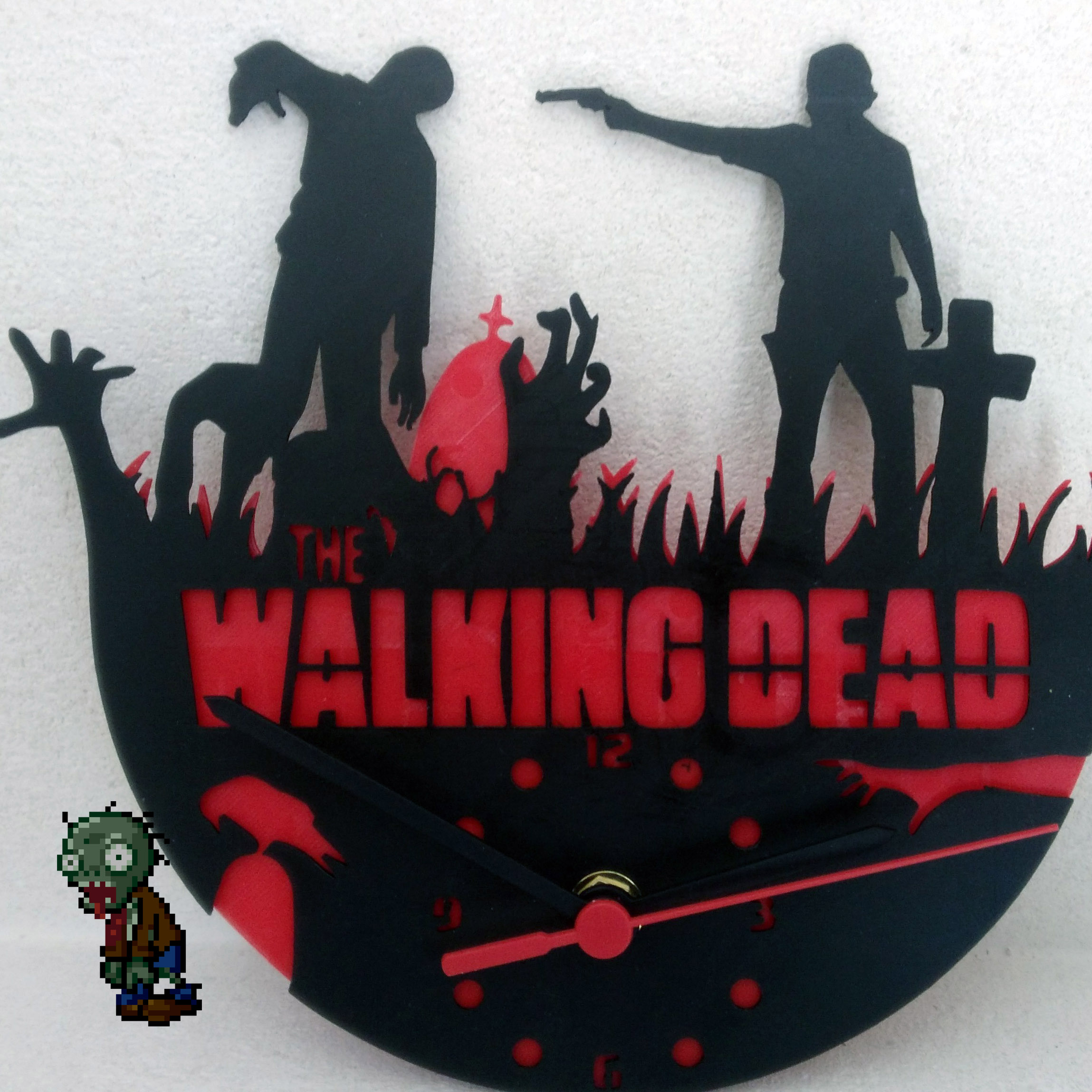 3D printable Walking Dead Clock • made with anycubic prusa i3・Cults