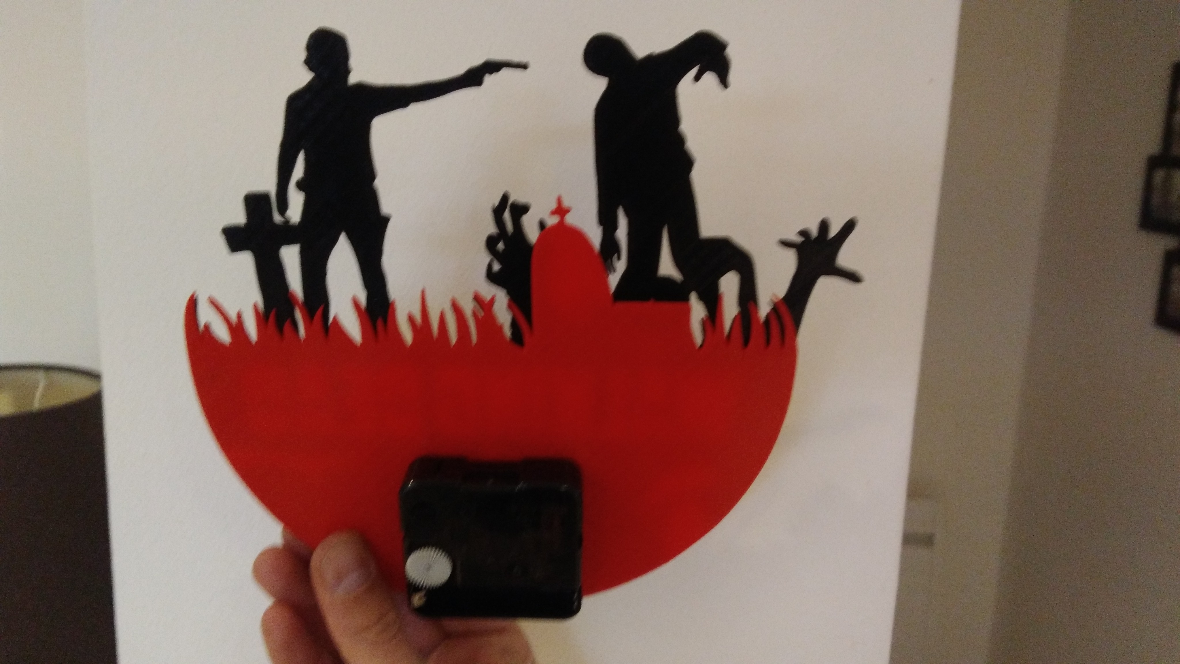 3D printable Walking Dead Clock • made with anycubic prusa i3・Cults