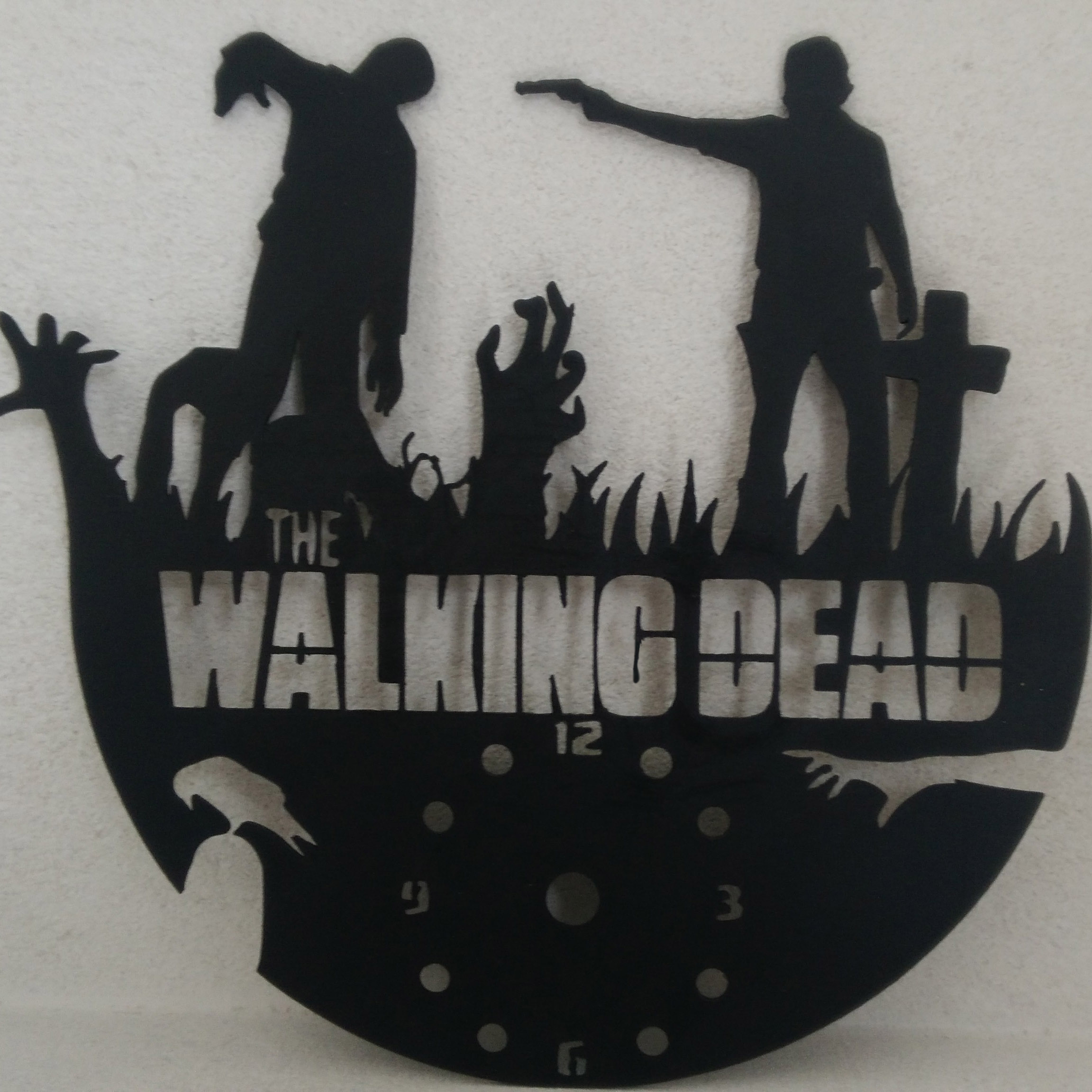 3D printable Walking Dead Clock • made with anycubic prusa i3・Cults