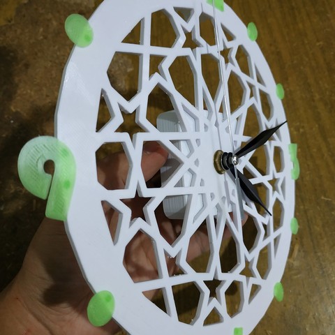 Download 3D printer model clock in the old Central Asian style ...