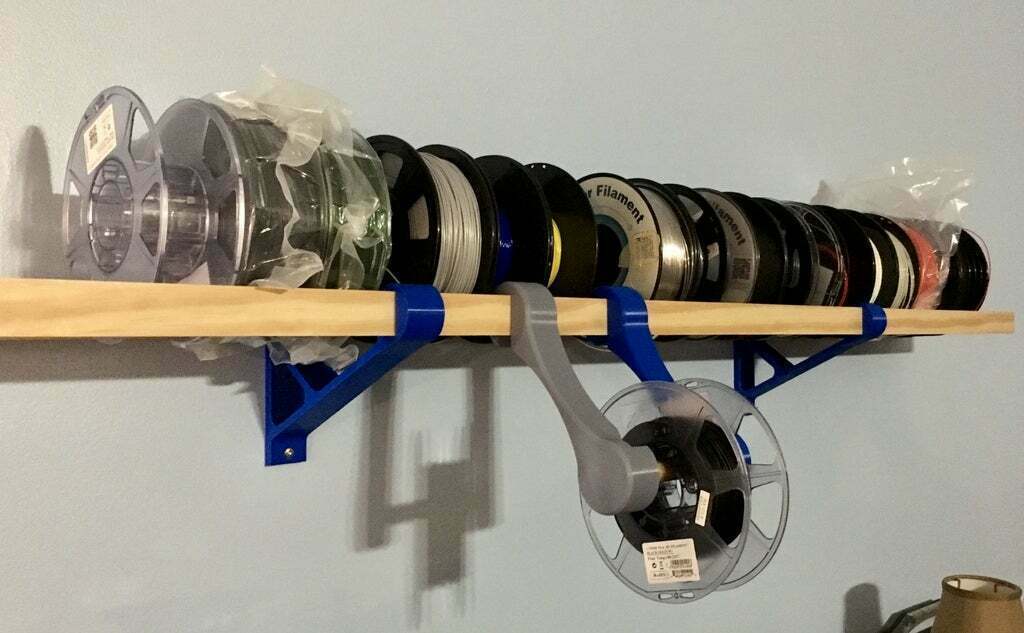 Free STL file Spool Shelf V1 🏠・3D print design to download・Cults