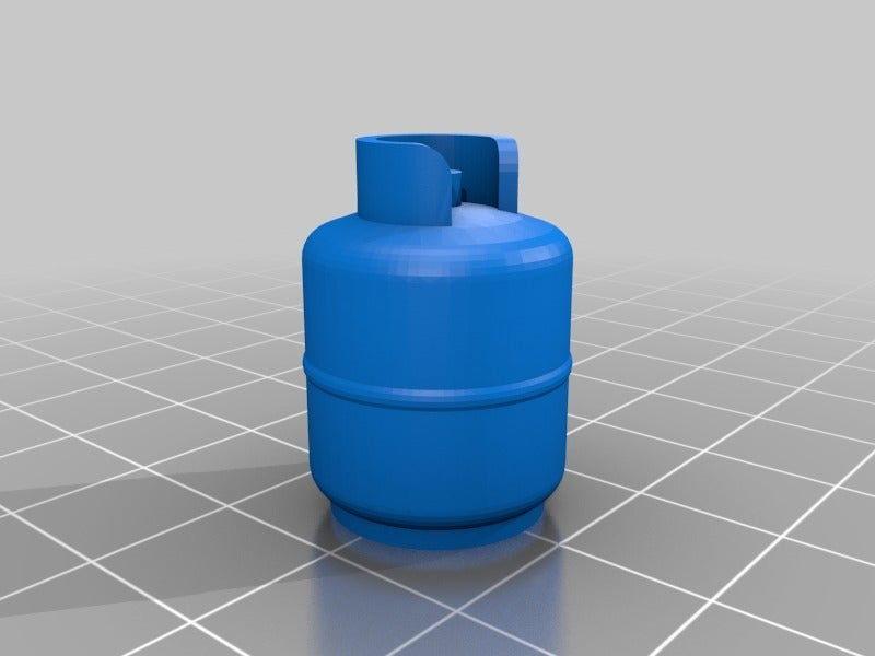 Free STL file Small Propane Tank (1:18 scale) 🤏・3D printing idea to ...