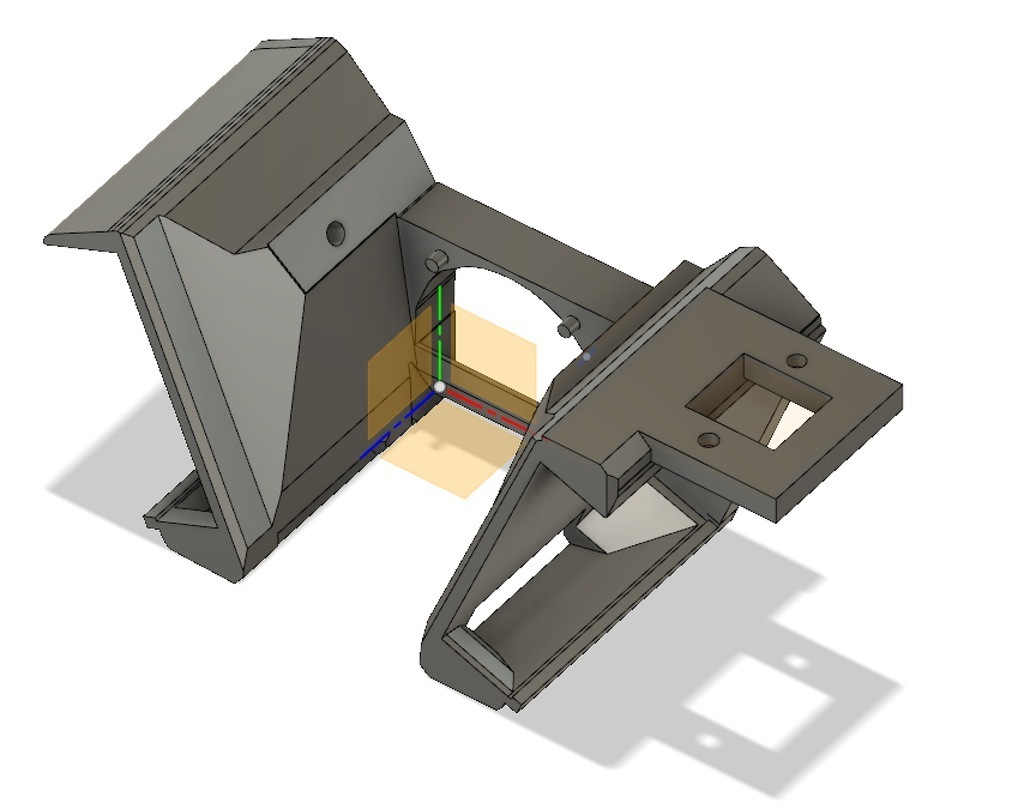 Free 3D file M3D QuadFusion Quad Extruder BL-Touch Fan Shroud Mount Assembly 🧞‍♂️・Object to ...