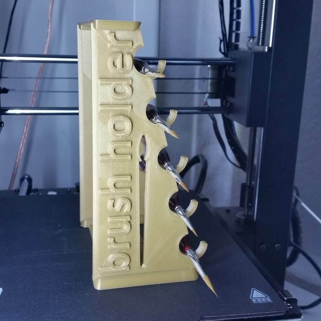 Free STL file brush holder Calligraphy 🪥・Template to download and 3D ...