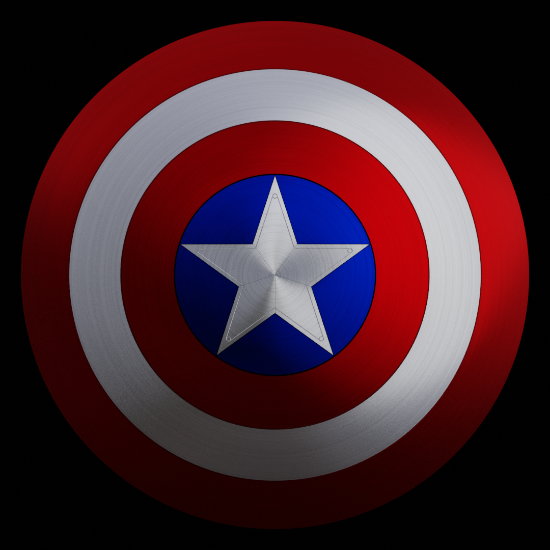 STL file Captain America Shield V2・3D print object to download・Cults