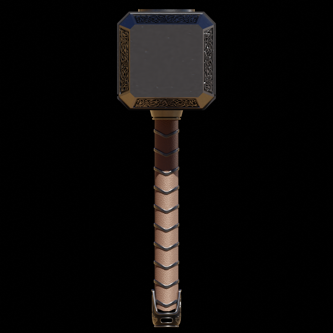 STL file Mjolnir from Avengers: Endgame V2・3D printable model to ...