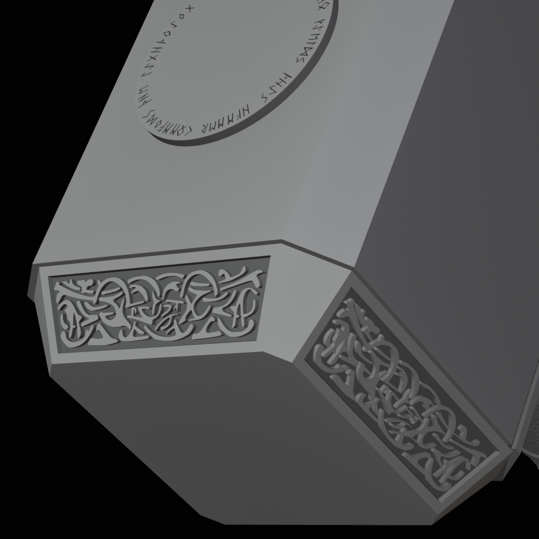 STL file Mjolnir from Avengers: Endgame V2・3D printable model to ...
