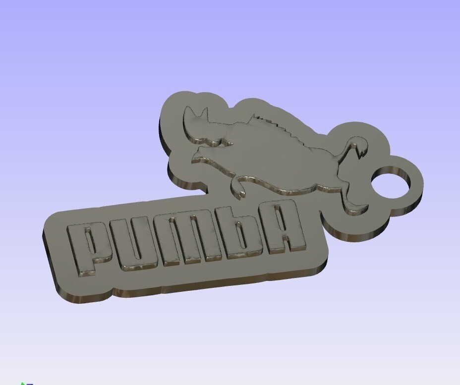 Free STL file PUMbA keychain 🗝️・Design to download and 3D print・Cults