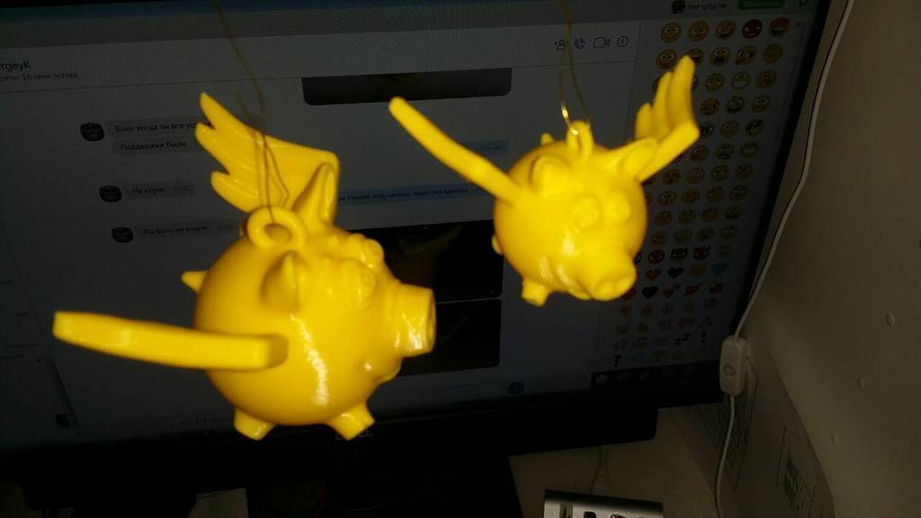 Free STL file Flying pig・3D printing idea to download・Cults