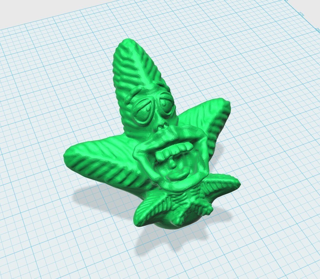 Free STL file marijuana dude 🗿・3D print design to download・Cults