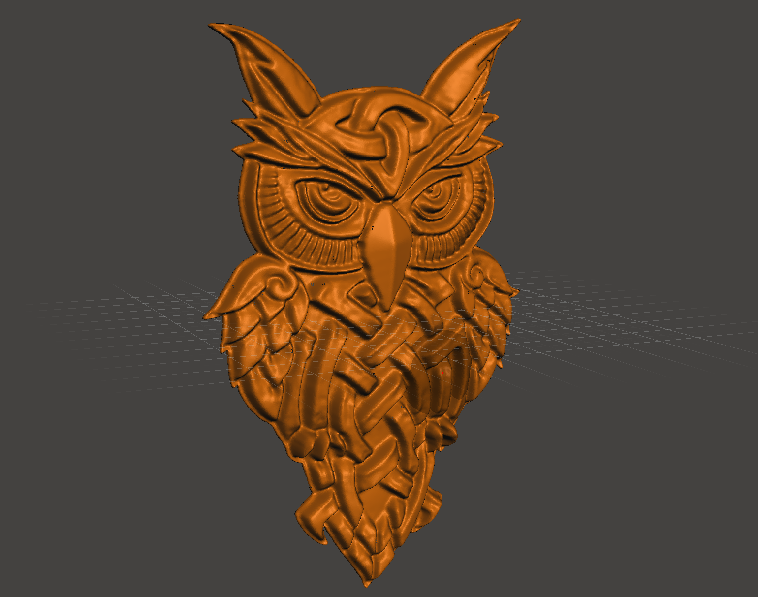 Archivo STL gratis búho celta・Modelo para descargar y imprimir en 3D・Cults