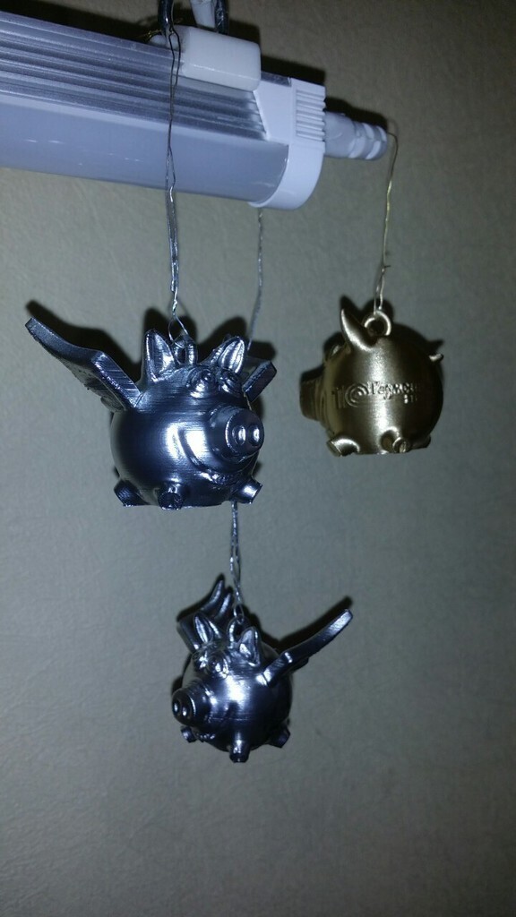 Free STL file Flying pig・3D printing idea to download・Cults