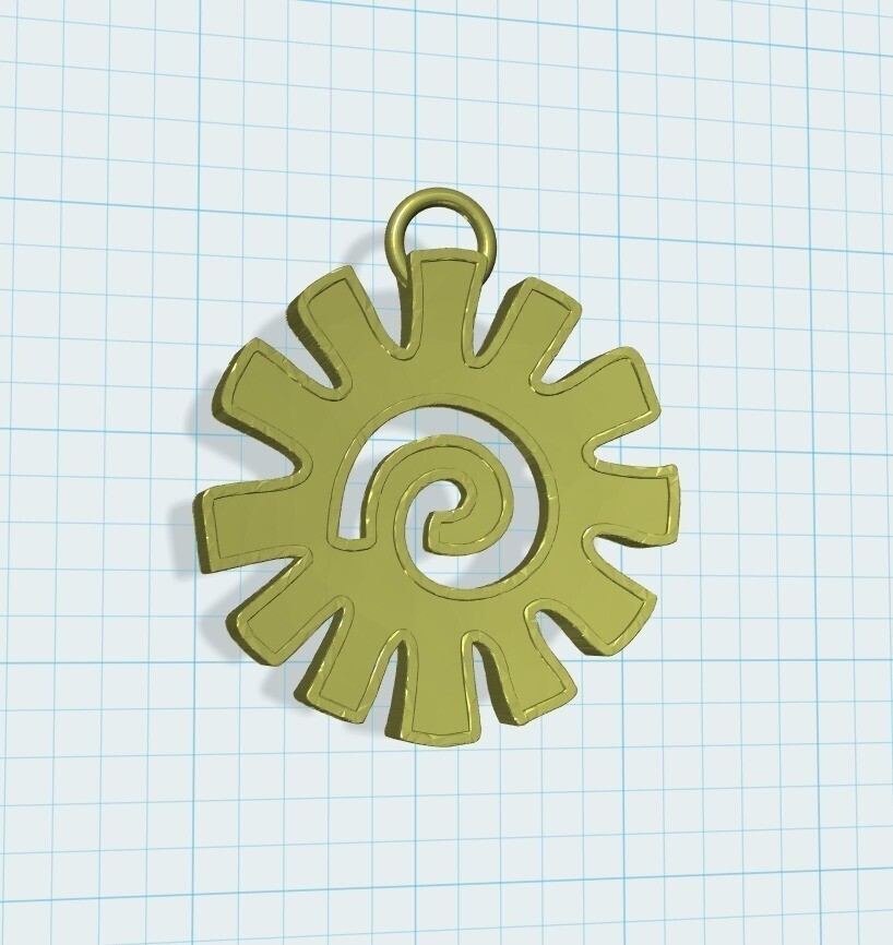 Archivo STL gratis medalla azteca・Objeto de impresión 3D para descargar ...