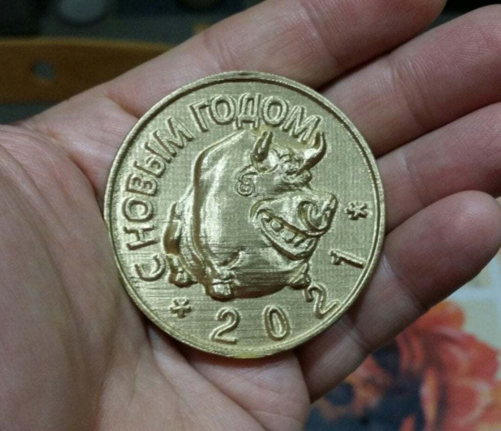 Free STL file Coin 2021・3D print design to download・Cults