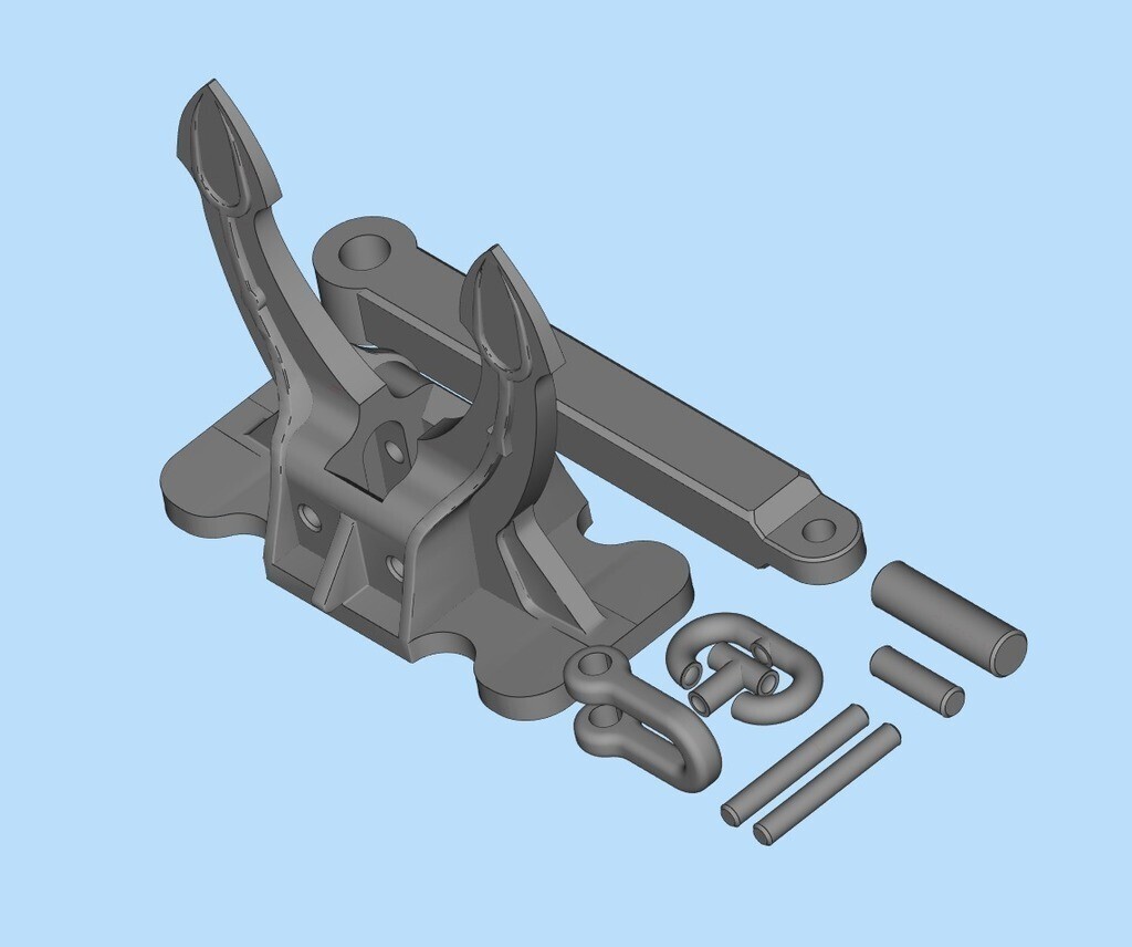 Free STL file anchor spek・3D print design to download・Cults