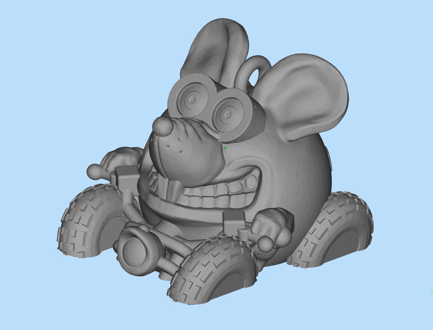 Free STL file mouse ATV・3D print model to download・Cults