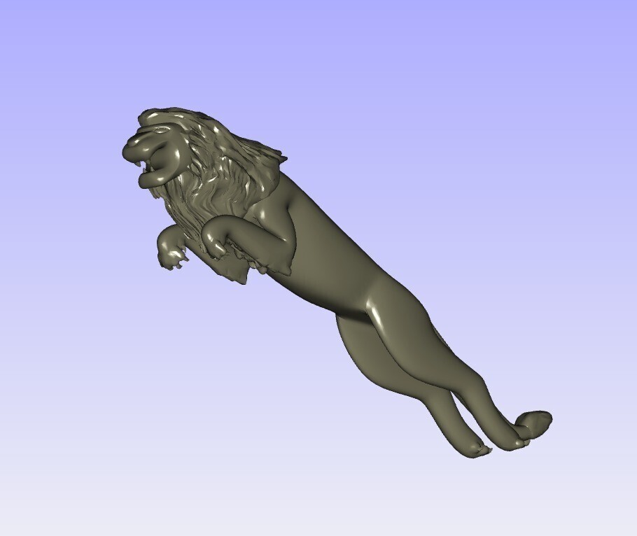 Free STL file lion・3D printable model to download・Cults
