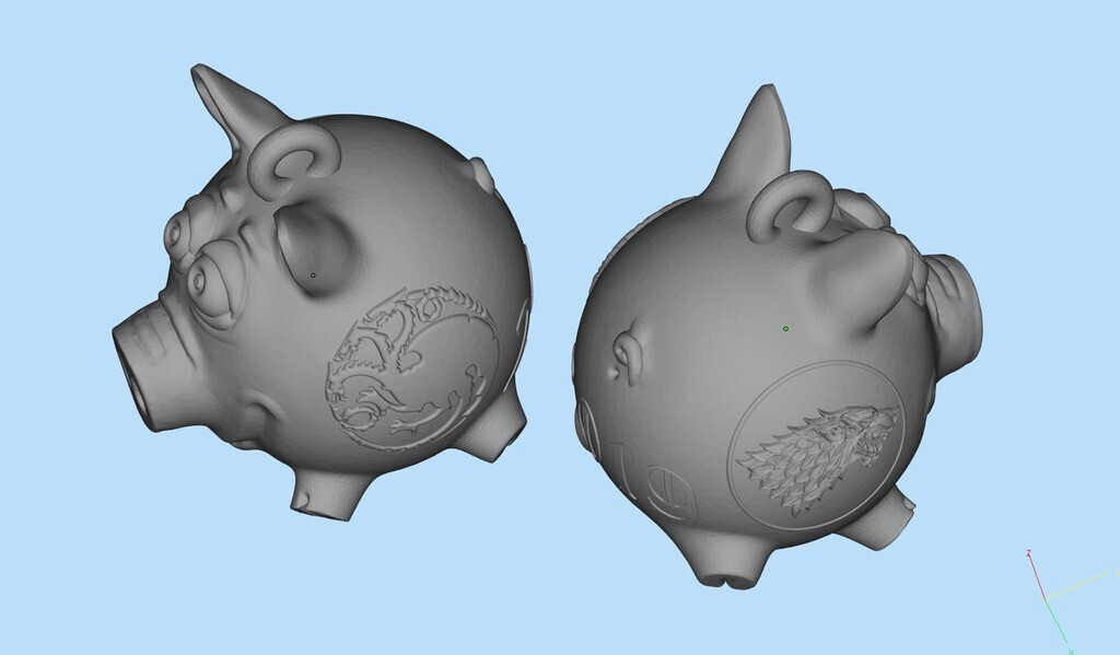 Free STL file Pig GoT・Template to download and 3D print・Cults