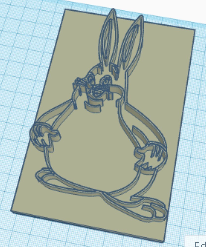 Download free STL file Big Chungus Stamp Thing idk... • 3D printable ...