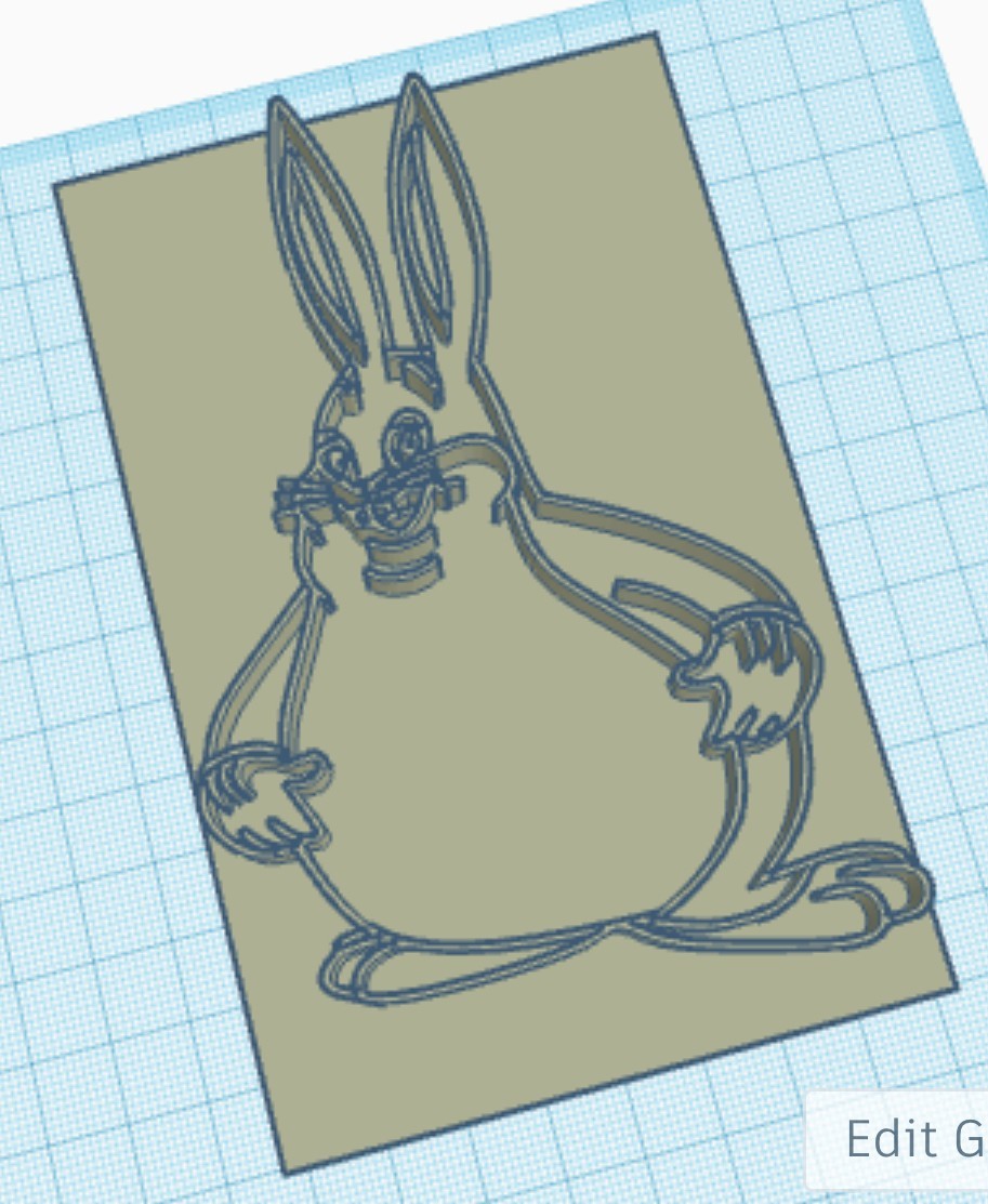Download free STL file Big Chungus Stamp Thing idk... • 3D printable ...