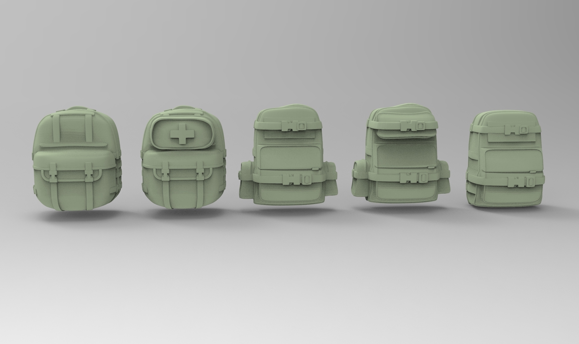 STL file Backpacks for miniatures 🎒・3D printable design to download・Cults