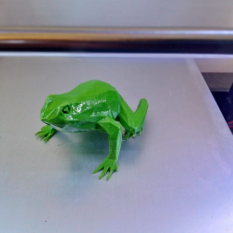 Download STL file Low poly toad • 3D printer design ・ Cults